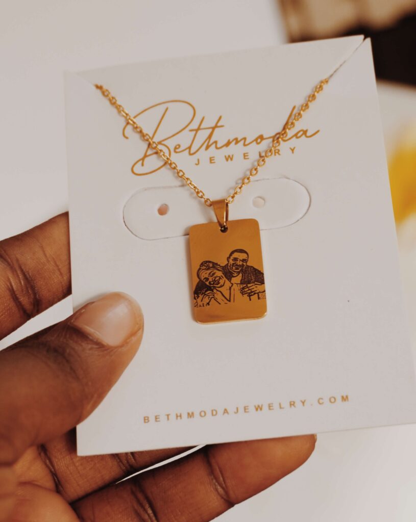 Tango disc with QR code - Bethmoda Jewelry